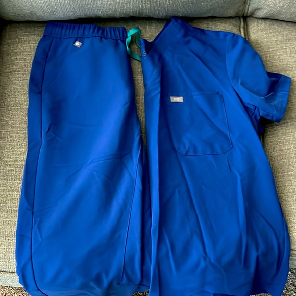 Figs | Other | Mens Blue Figs Top And Bottom Small | Poshmark
